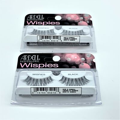 Ardell Wispies Lashes - Wispies Black, 2 Pair | eBay