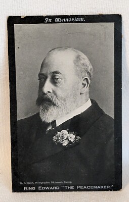 Postcard England King Edward VII "The Peacemaker" in Memory A13 | eBay