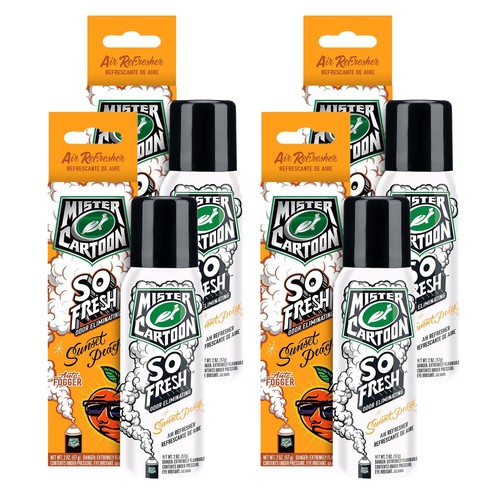 Turtle Wax FOGGER Sunset Peach 2 oz: Ultimate Car Fogger, 4 Packs ...
