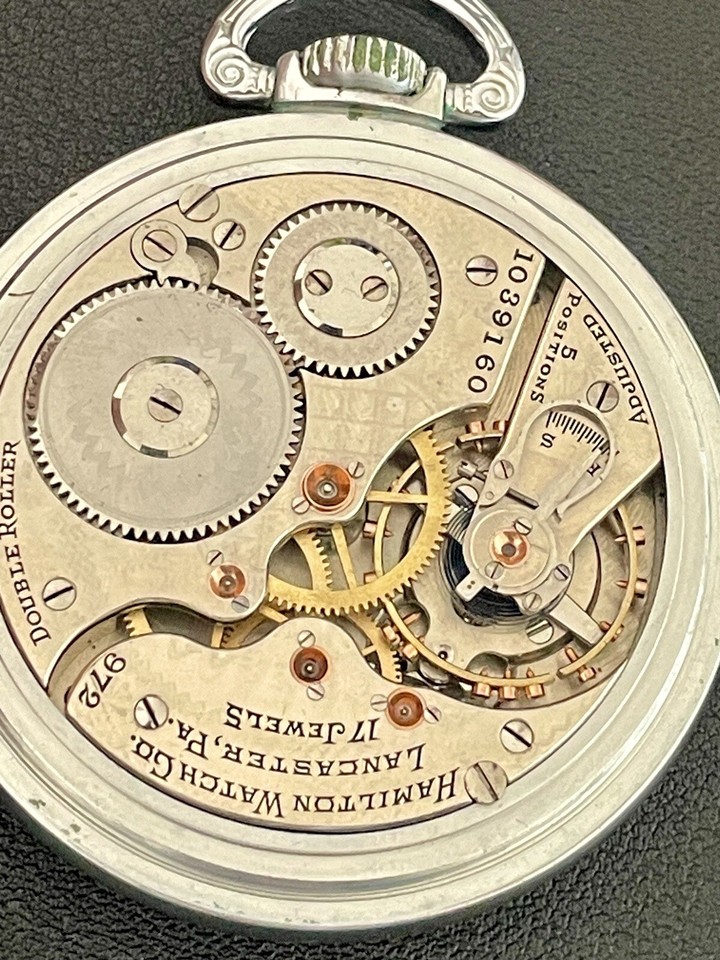 Vintage Hamilton 972 17 Jewel Size 16s Pocket Watch (WB2) | eBay