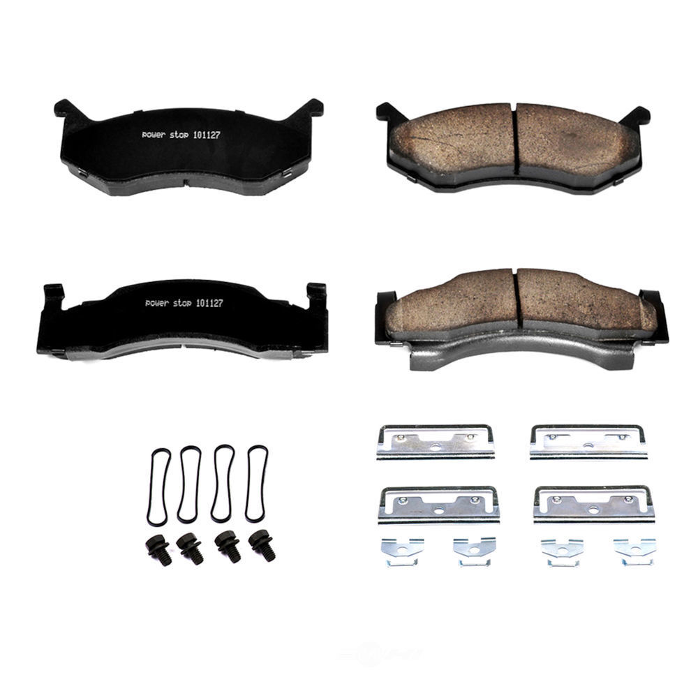 PowerStop 17269 Disc Pads and Brake Shoes - Disc Brake Pad Set, Front ...