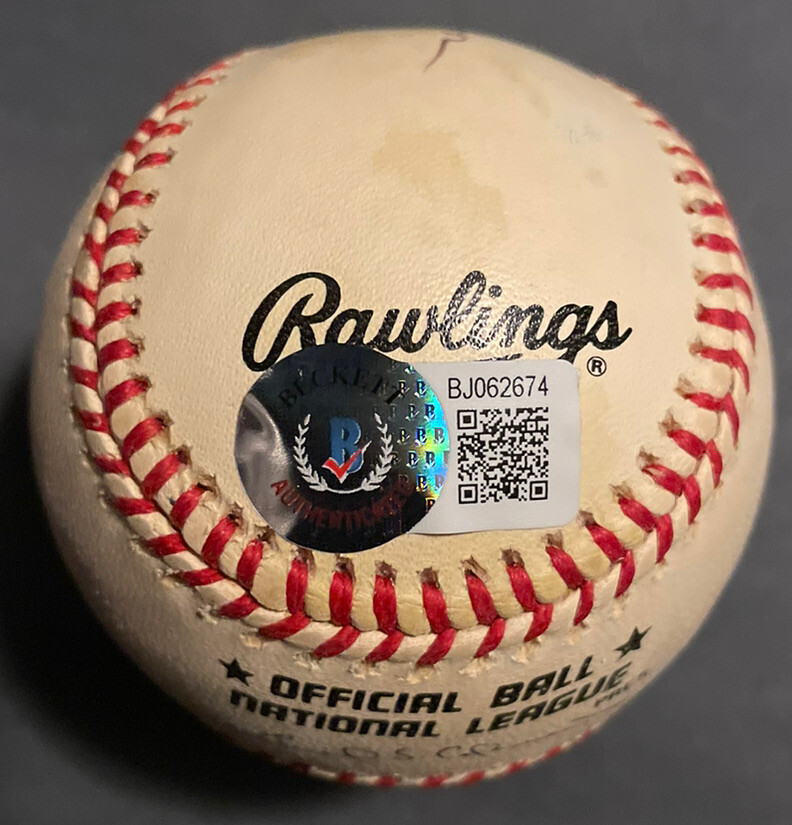 Sam Nahem ONLB (Coleman) Auto Signed Beckett Authenticated Brooklyn ...