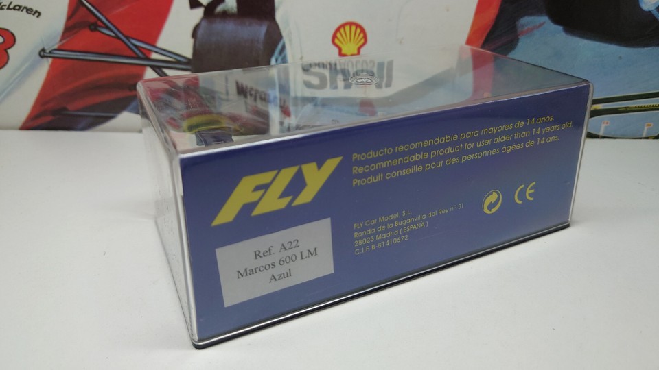 FLY CAR MODELS - MARCOS 600 LE MANS 1995 #70 - 1/32 SCALE SLOTCAR - REF ...