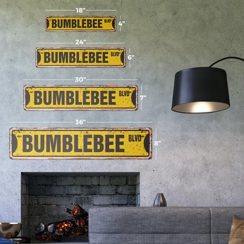 Bumble BEE Vintage Plastic Street Sign Honey Insect Pollen pollination ...