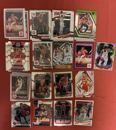 DeAndre Hunter Basketball Card Lot (34). 1 College Rookie, 2 Parallels ...