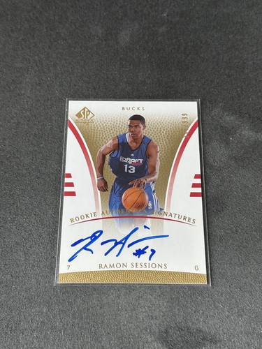 2007-08 SP Authentic - Rookie Authentics Signatures Ramon Sessions #118 ...