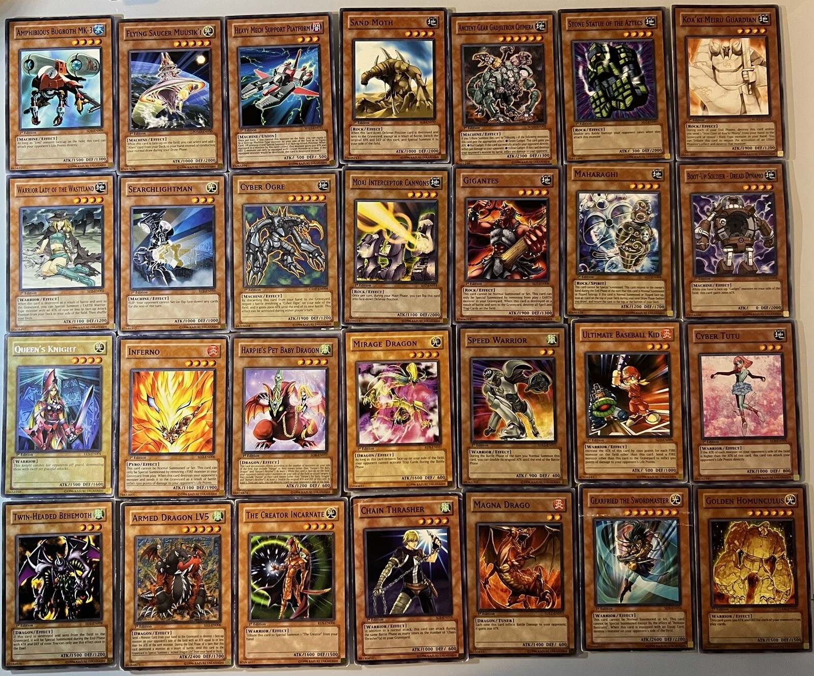 1996 Yugioh Cards 1st Edition 28 Konami Kazuki Takashi Trading Card ...