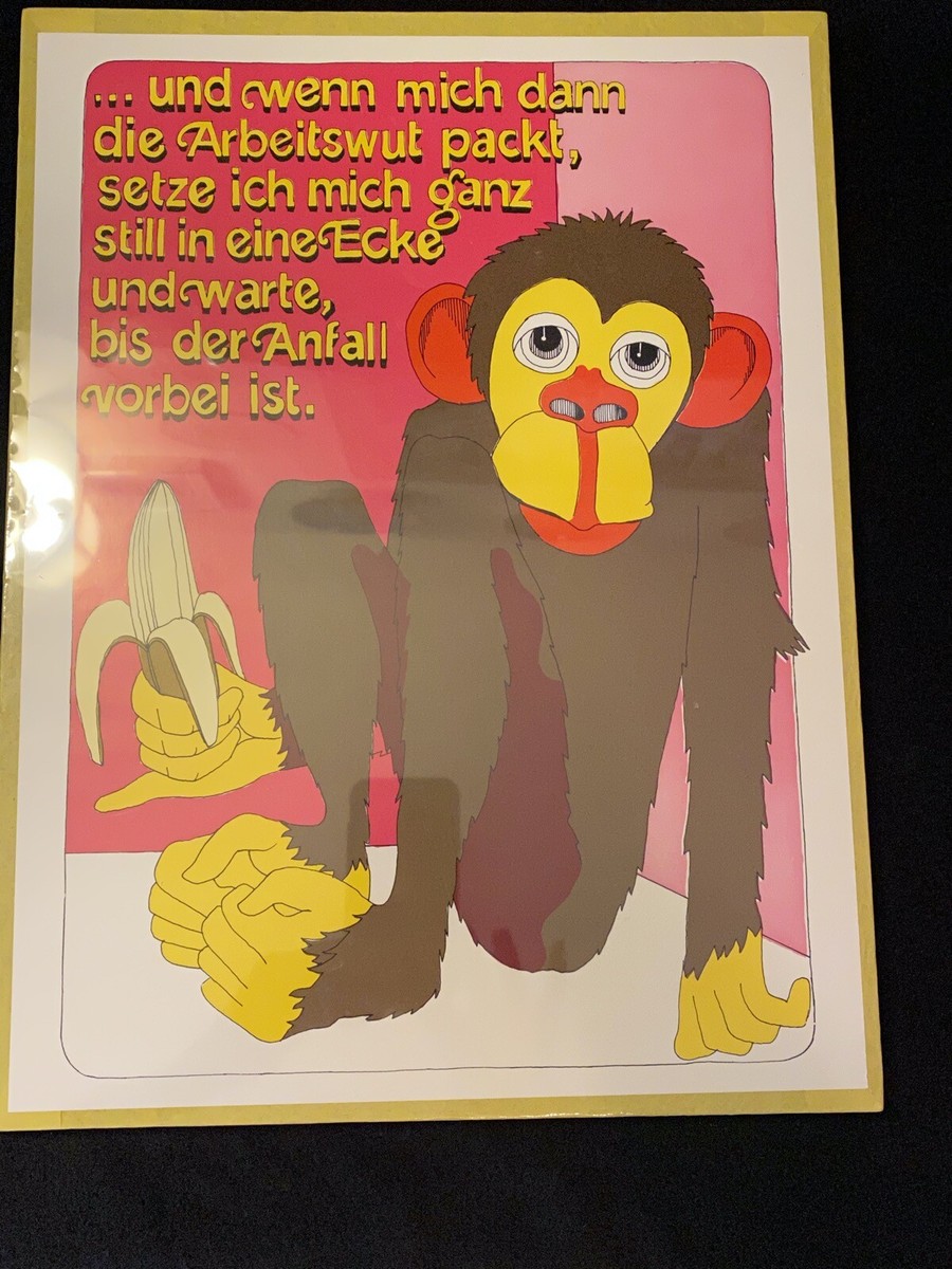 Affen Cartoon Mit Banane