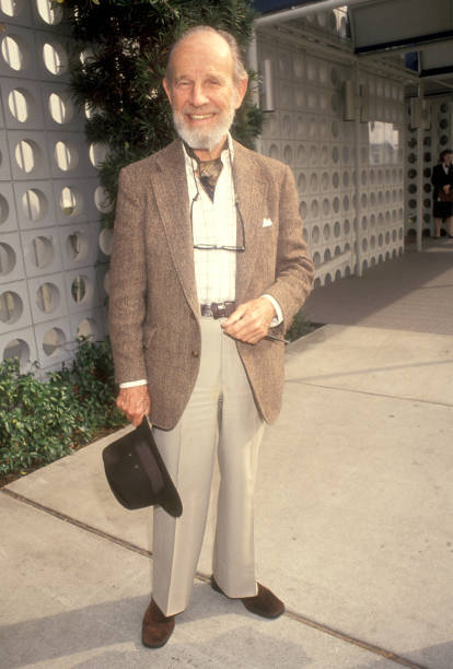 Actor Hume Cronyn on February 22 arriving at the Los Angeles I- 1991 ...