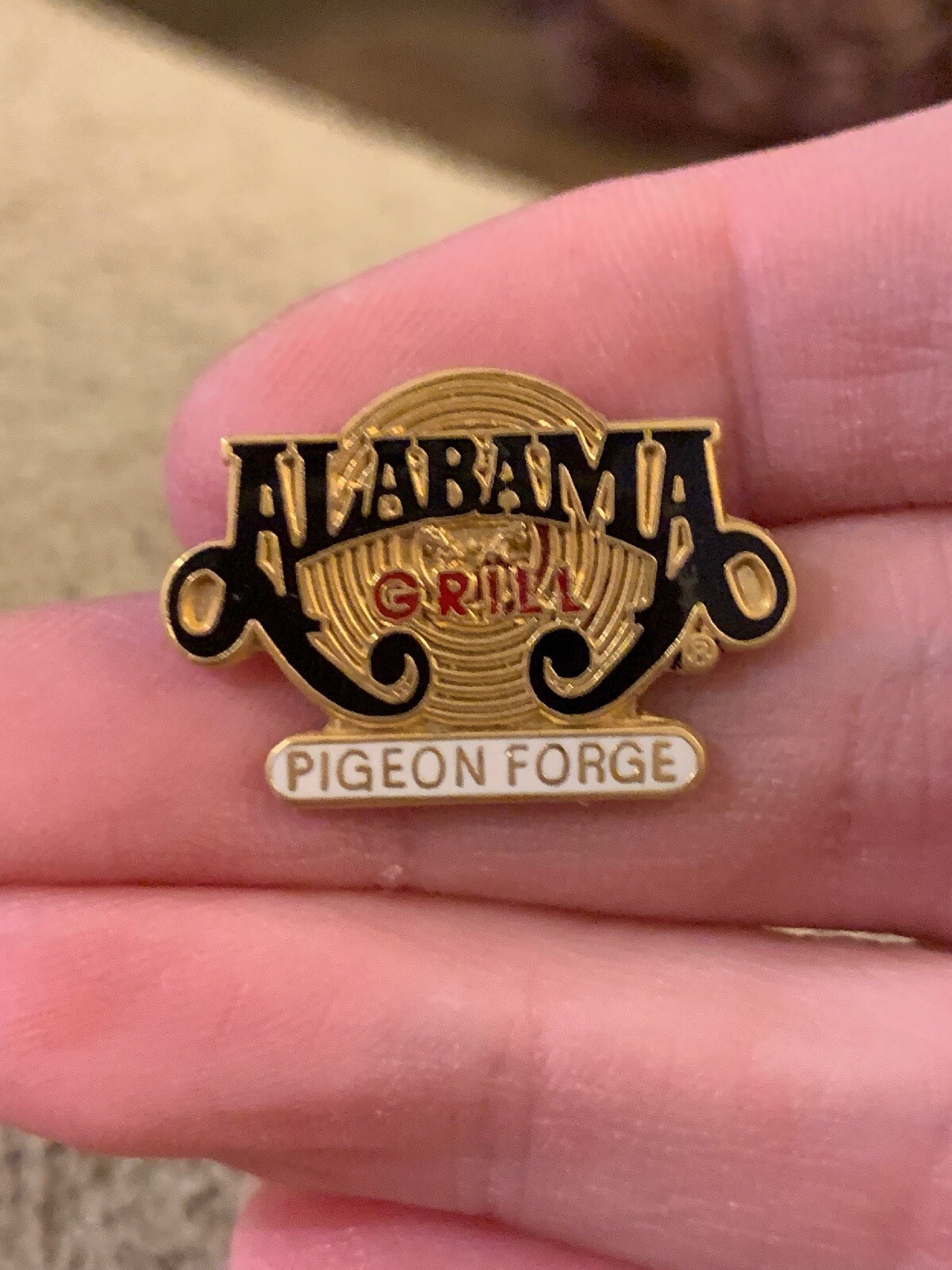Vintage Alabama Grill Pigeon Forge Tennessee Lapel Pin (CC) | eBay