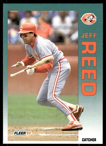 1992 Fleer Baseball Card Jeff Reed Cincinnati Reds #418 | eBay