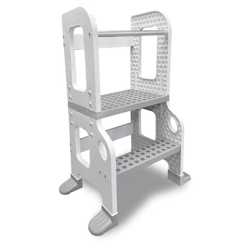 Kitchen Buddy 2-in-1 Stool for Ages 1-3 safe up to 100 lbs ...