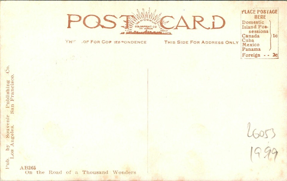 Tehachapi Loop CA Train Postcard Unused (26053) | eBay