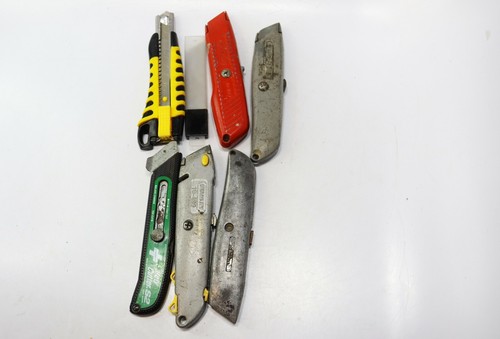 Lot of 6 Utility Knives Box Cutters USED | eBay