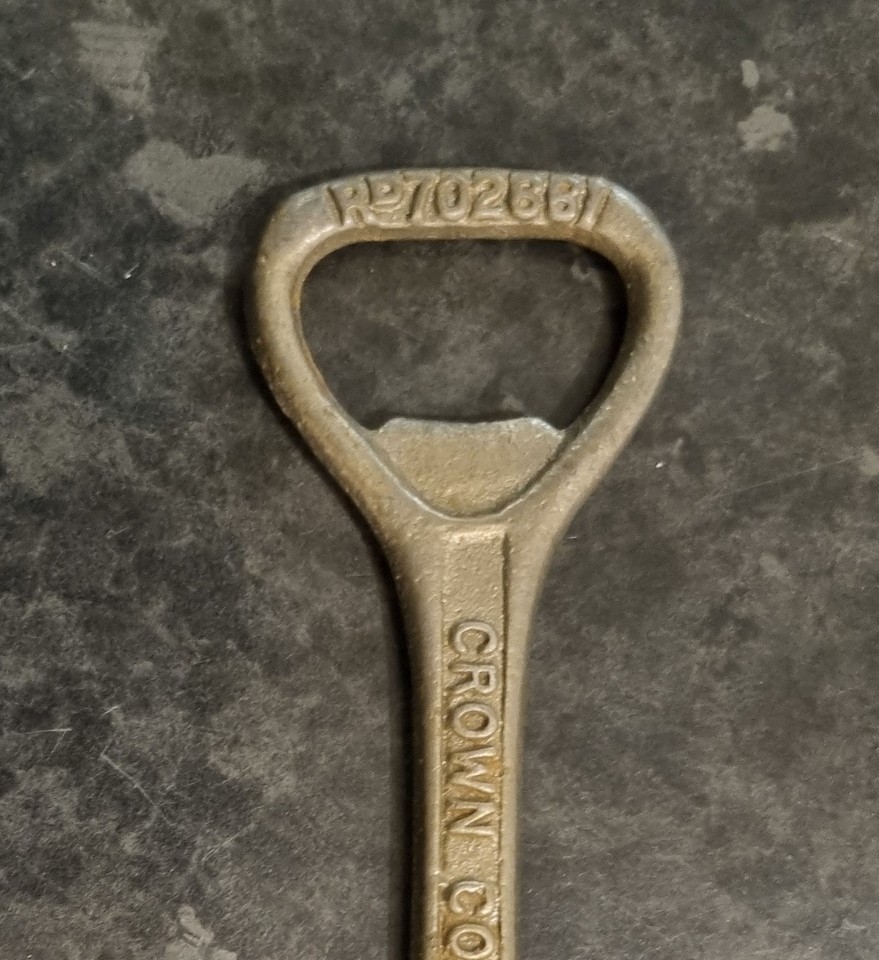 Vintage Crown Cork Cast Bottle Opener Rd 702661 | eBay