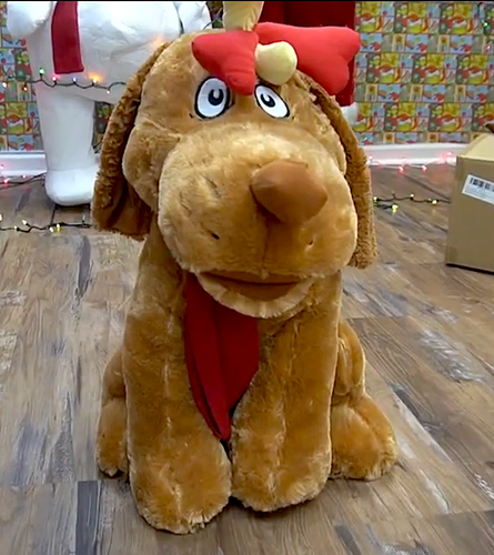 RARE Gemmy Life-Size Animated MAX the Dog - How The Grinch Stole ...