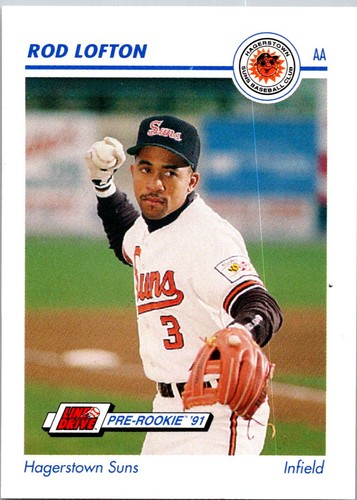 Rod Lofton 1991 Line Drive AA #236 Hagerstown Suns | eBay