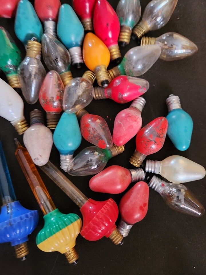Lot of Vintage Christmas Light Bulbs C9 & C7 | eBay