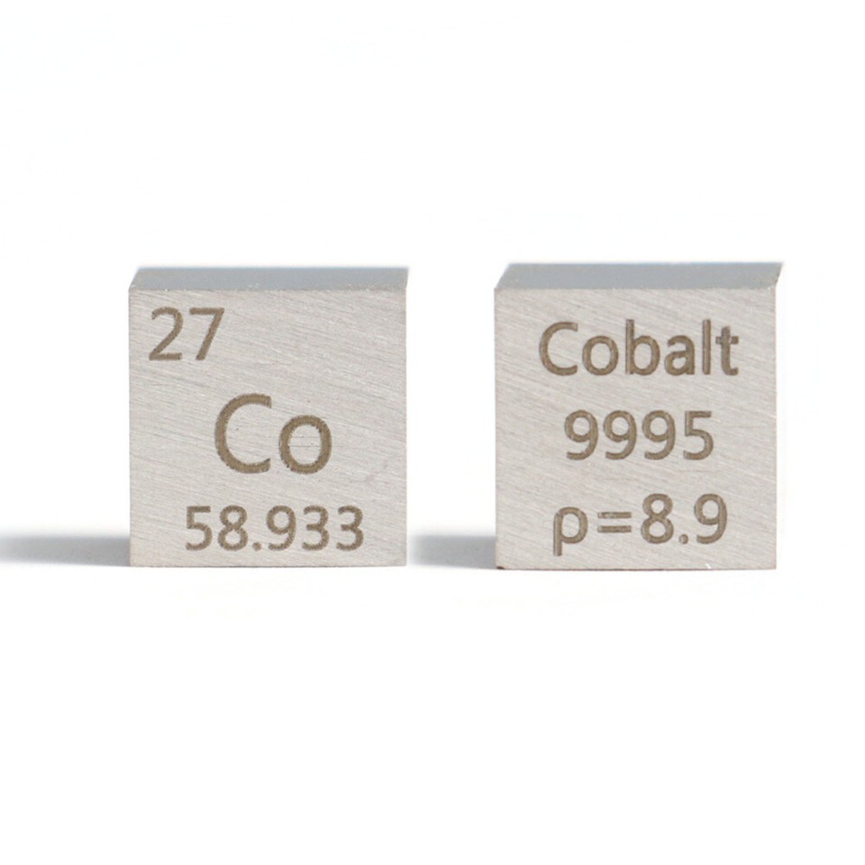 Metal Periodic Table Element Cubes 10mm Size 99.95% Purity Collection ...