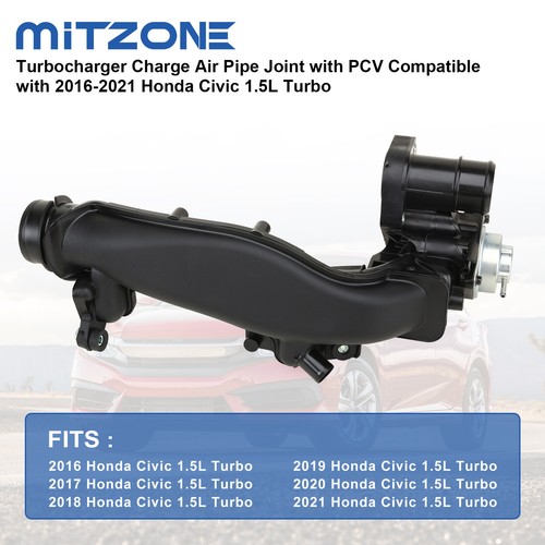 Turbocharger Charge Air Pipe Joint for 2016-2020 Honda Civic 1.5L 17270 ...