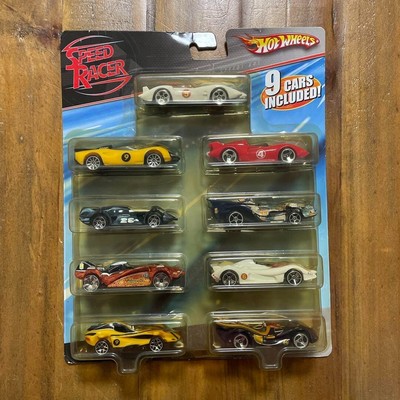 Hot Wheels Speed Racer Mach Go 9 Car Set, 9 miniature cars Mach GO GO ...
