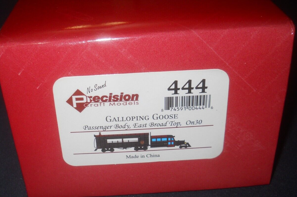 On30 Precision #444 Galloping Goose East Broad Top #M-8 Tested & Runs ...