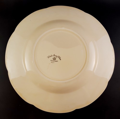 Vintage Woods Ivory Ware England Plate with gold details and beautiful ...