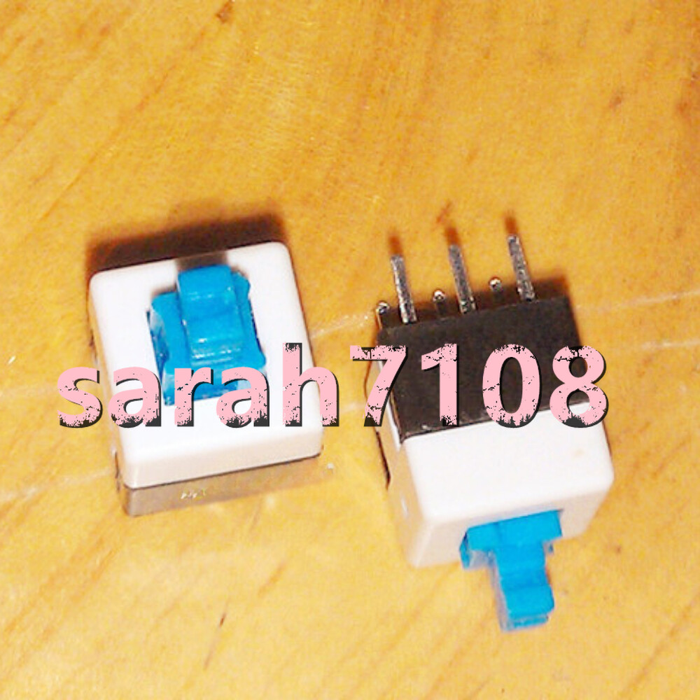 10PCS NEW 8*8MM Lock Self-locking Switch 8X8MM 6 Pin Blue White/Gray ...