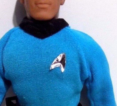 Mego Star Trek, Silver Foil Decal Emblem Sticker 8 "Action Figure Pre ...