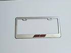 2 pcs Silver License Plate Frame for 3D SS Logo | eBay