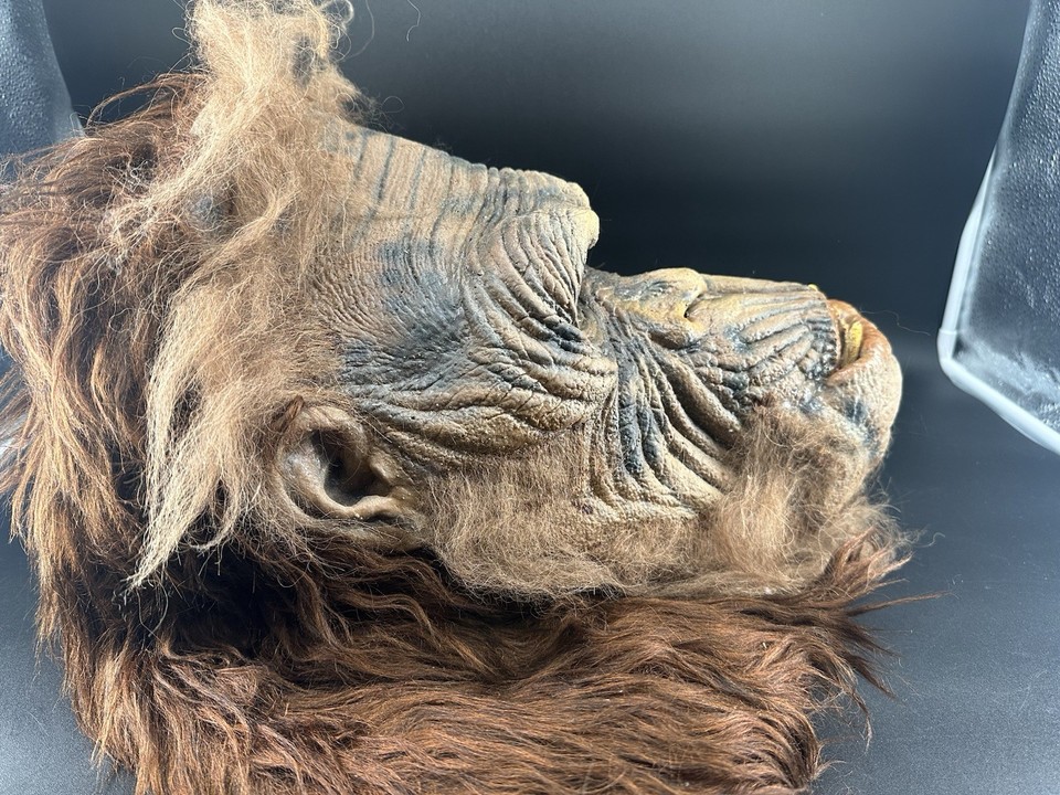 RARE HTF Bigfoot Sasquatch Latex Horror Prop Creature Halloween Mask ...