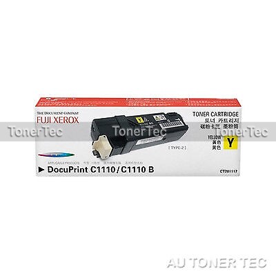Fuji Xerox Genuine CT201117 YELLOW Toner Cartridge Xerox Docuprint ...