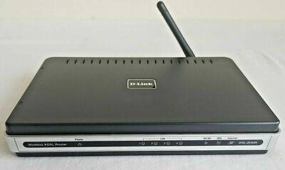 D-Link DSL-2640R Wireless G Media Router Modem ADSL Switch Access Point ...