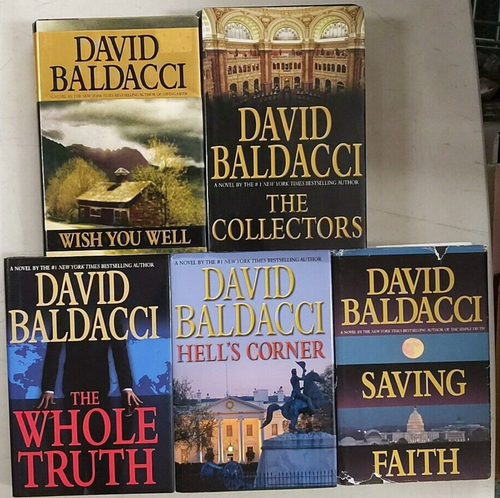 David Baldacci Hardcover Collectors Saving Faith Hell's Corner Whole Truth X5 | eBay