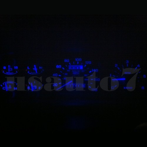 Dash Instrument Cluster Gauge BLUE LED LIGHT BULB KIT Fit 83-94 Ford ...