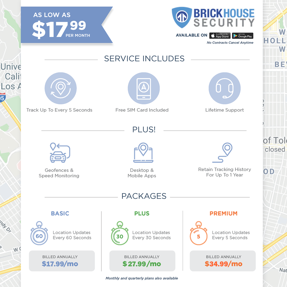 Brickhouse Security Spark Nano 7 GPS Tracker for Vehicles - Car Mini ...