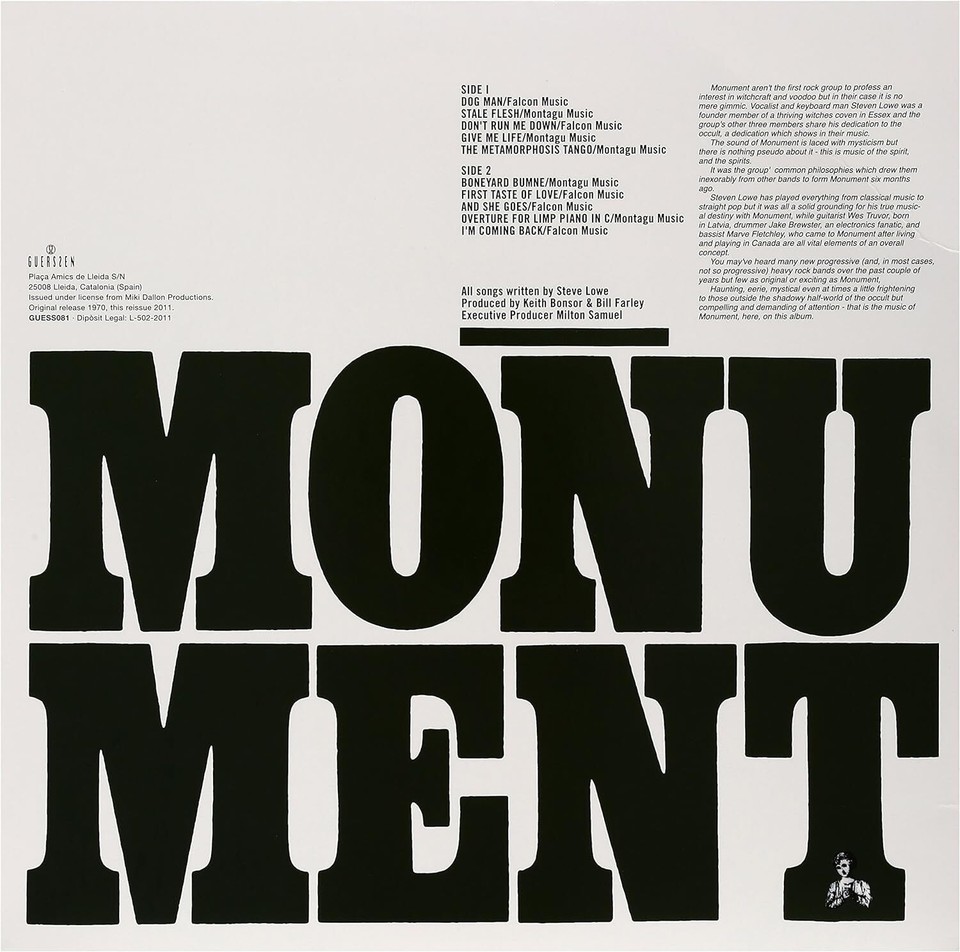Monument First Monument (Vinyl) (UK IMPORT) 4040824081980 | eBay