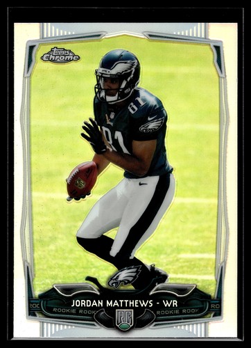 Jordan Matthews 2014 Topps Chrome Refractor Rookie Card #212 | eBay