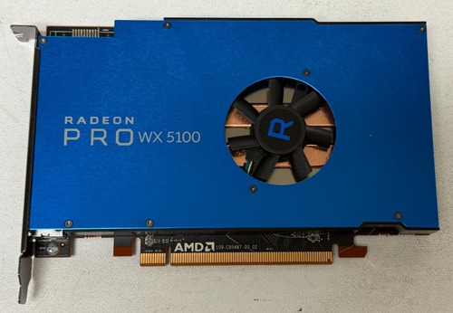 AMD Radeon Pro WX 5100 GPU | 8GB GDDR5 (4x Display Port) | eBay