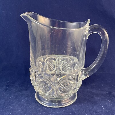 EAPG Bryce Higbee NEW CRESCENT aka Diamond Point Discs Creamer 1898 | eBay