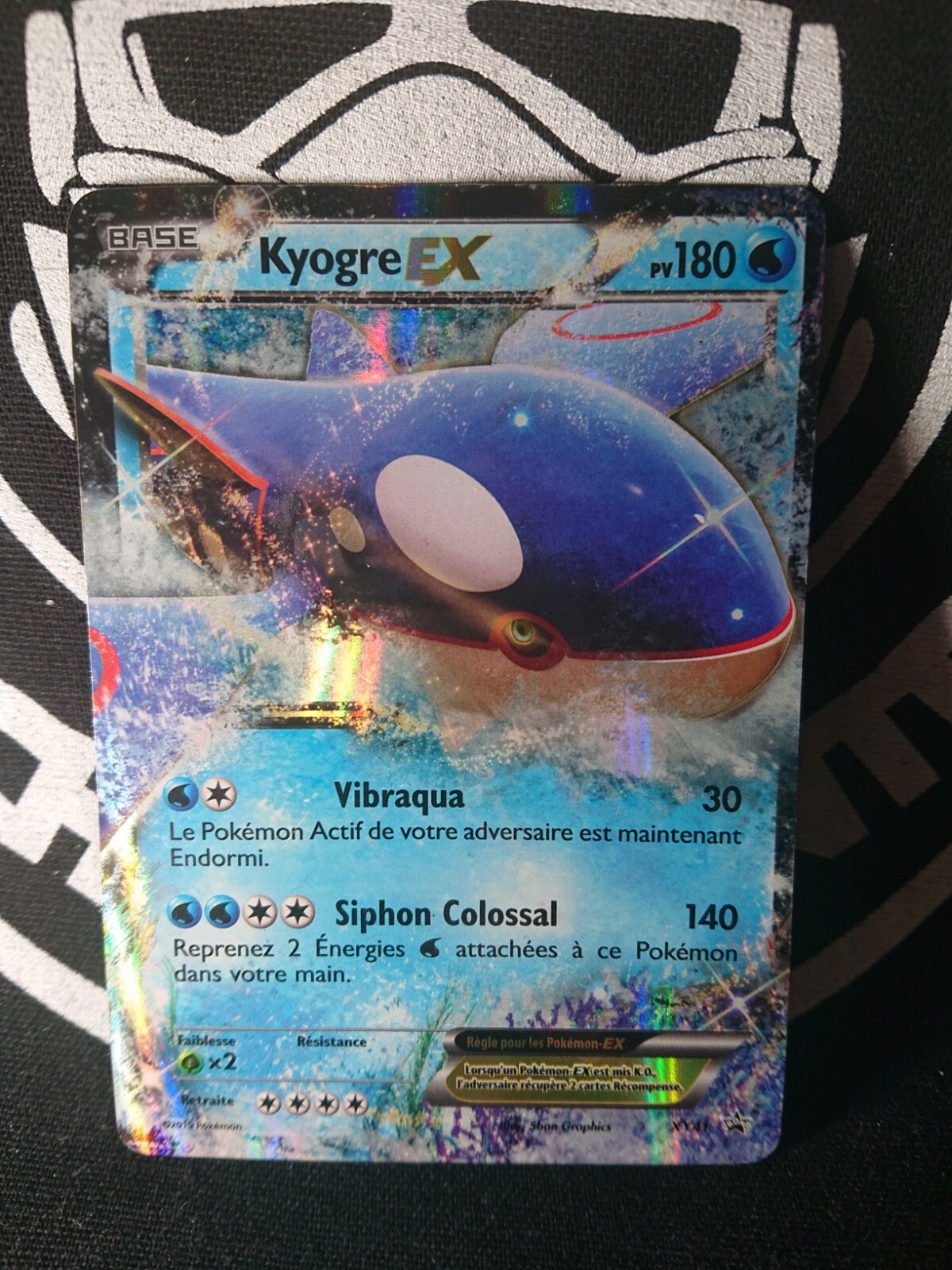 Pokemon Kyogre Ex Card