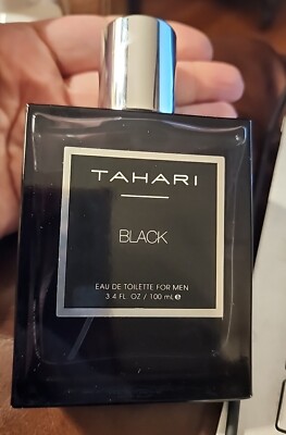 Tahari Black by Tahari 3.4 oz EDT Cologne Spray for Men NEW WITHOUT BOX ...