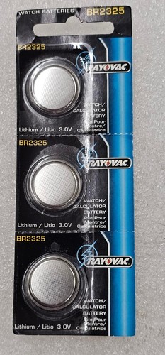 3PC RAYOVAC BR2335 3V Lithium battery for motherboard watch calculator ...