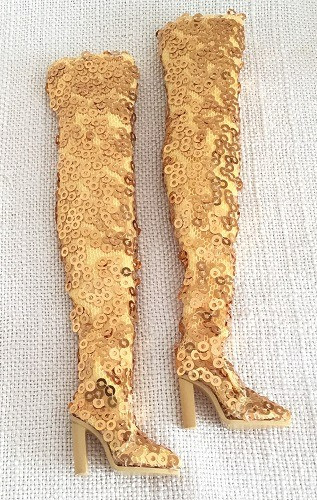 GOLD BOOTS FROM STRUT IT OUT 12" INTEGRITY TOYS X JASON KRAMER FASHION ...