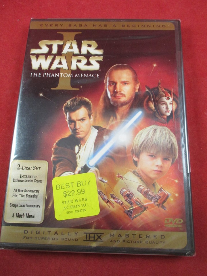 Star Wars: Episode I - The Phantom Menace (DVD, Widescreen) NEW SEALED ...