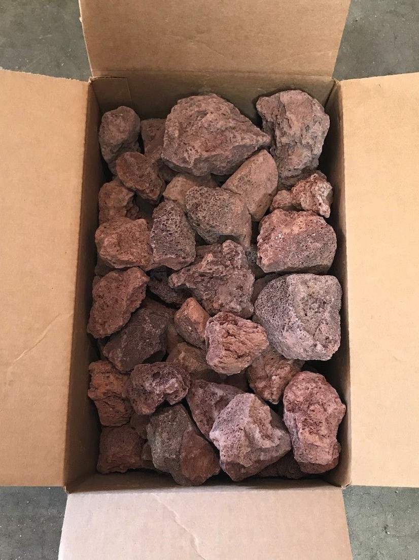 Small Red Lava Rock for Landscaping and Aquariums | eBay UK
