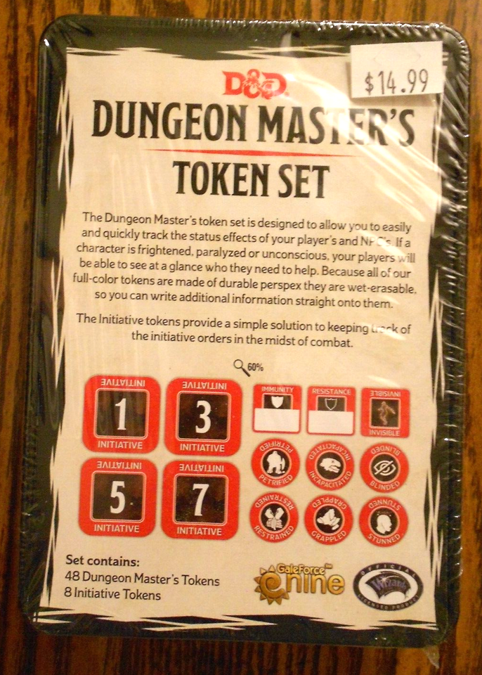 D&D Dungeon Master's Token Set 5th Editon 5e WOTC Gale Force Nine GF9 ...