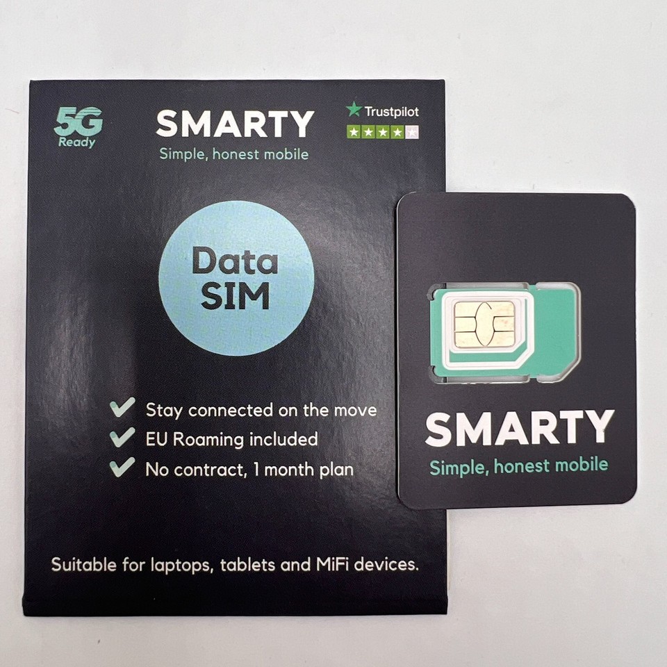 SMARTY UK WiFi Router DATA Sim Card Pay As You Go 5G 4G MiFi | eBay UK