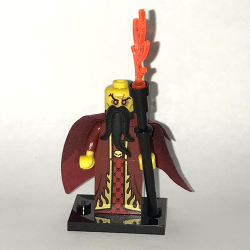 Lego Minifigure Evil Wizard Complete Collectible Series 13 71008 CMF ...