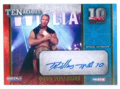 DOUG WILLIAMS "AUTOGRAPH CARD /100" TNA TENACIOUS | eBay